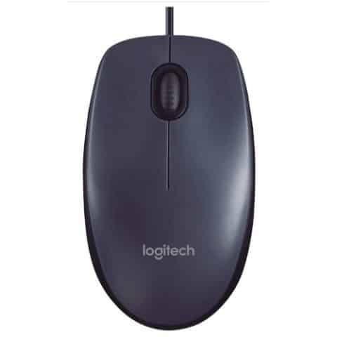 Souris Logitech Optical B100 Noire USB - 800 dpi - 3 Boutons | Point Micro