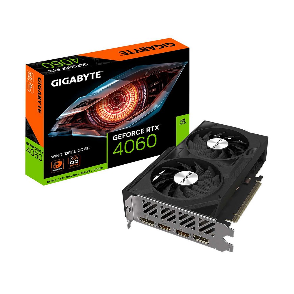 Carte graphique nvidia GeForce RTX 4060 Gigabyte WindForce OC 8G ...