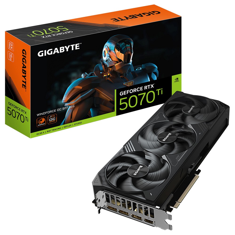 Carte graphique nvidia GeForce RTX 5070Ti Gigabyte Windforce OC 16Go ...